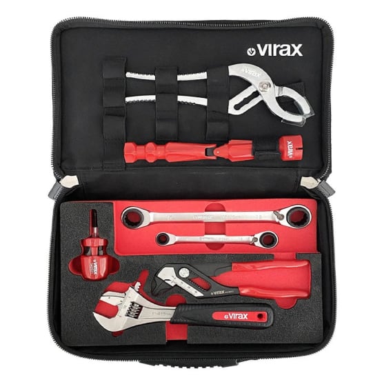 COFFRET SANIBOX - Lot de 7 outils du plombier VIRAX 310420 Virax - Jardiland