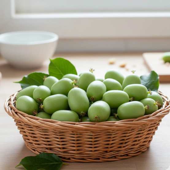 Kiwi de Sibérie Kokuwa (Autofertile), Actinidia arguta, Kiwaï à fleurs ...