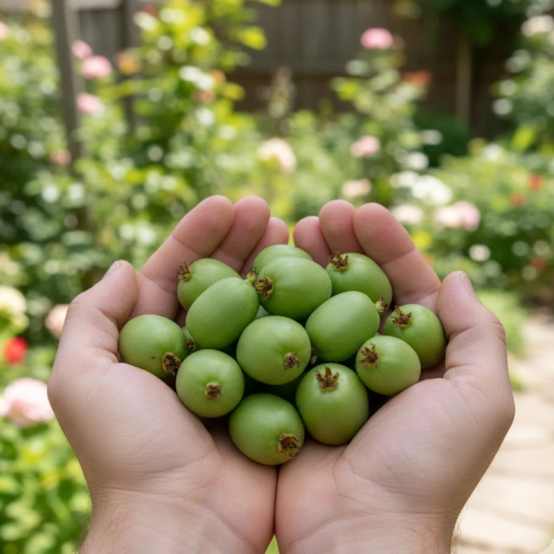 Kiwi de Sibérie Kokuwa (Autofertile), Actinidia arguta, Kiwaï à fleurs ...