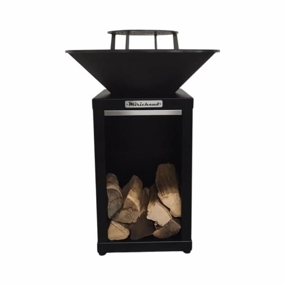 BRASERO COULEUR NOIR diamètre 75cm - Jardiland