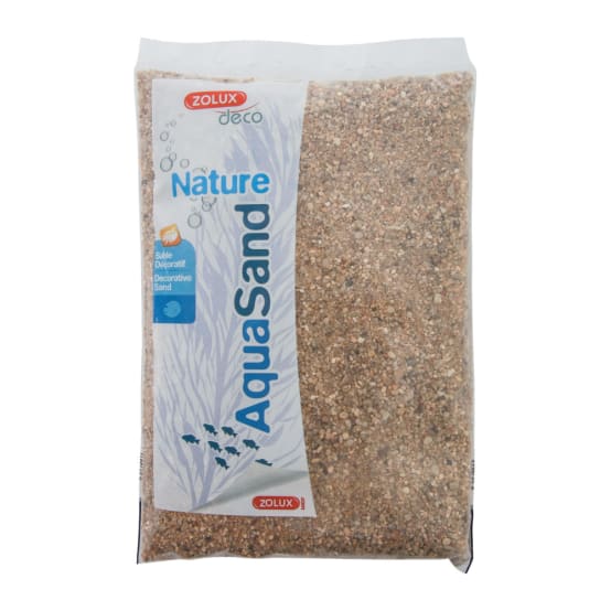 Sol décoratif naturel Aquasand nat rivière 1kg (Lot de 4) - Jardiland