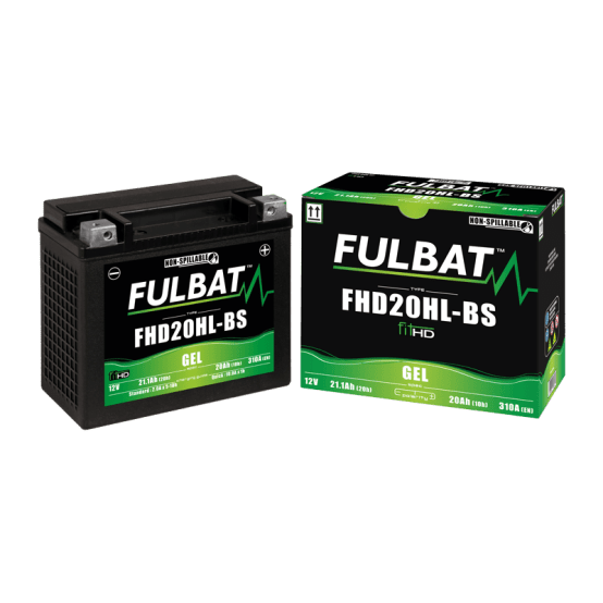 Batterie Fulbat FHD20HL-BS gel 12 V pour Harley Davidson - Jardiland