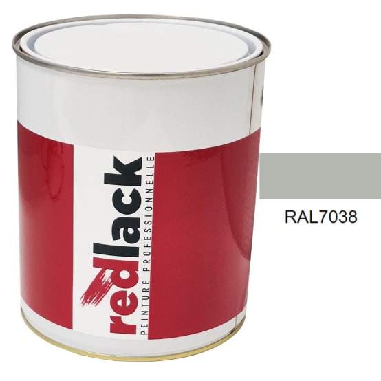 Peinture Gris agate RAL 7038 Satiné multisupport 3L Redlack - Jardiland