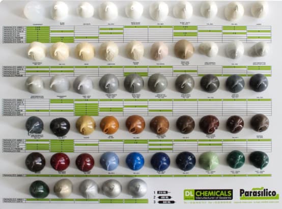 Mastic silicone Parasilico Ral 5010 DL CHEMICALS Prestige Colour - Bleu ...