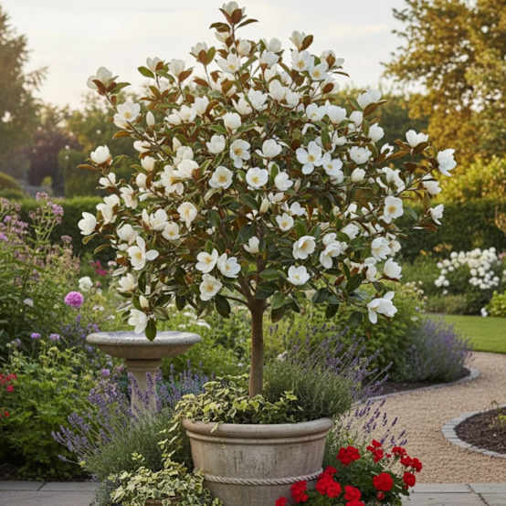 Magnolia Gail's Favorite, Michelia à fleurs Blanche - feuillage Semi ...