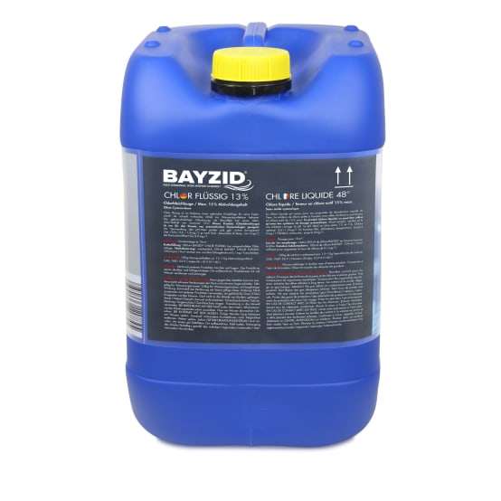Chlore Liquide BAYZID® 48° - Bidon de 25 KG (20L) pour Piscines - Jardiland