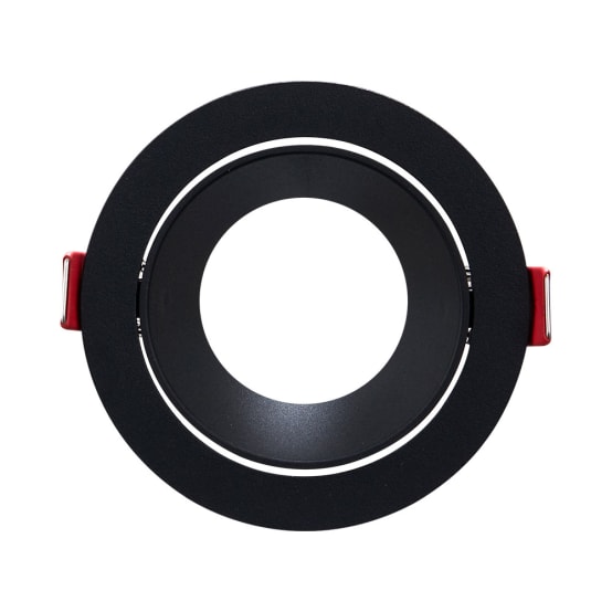 Lot de 10 Supports de spots Beta B rond noir/noir MR16 GU10/GU5.3 ...