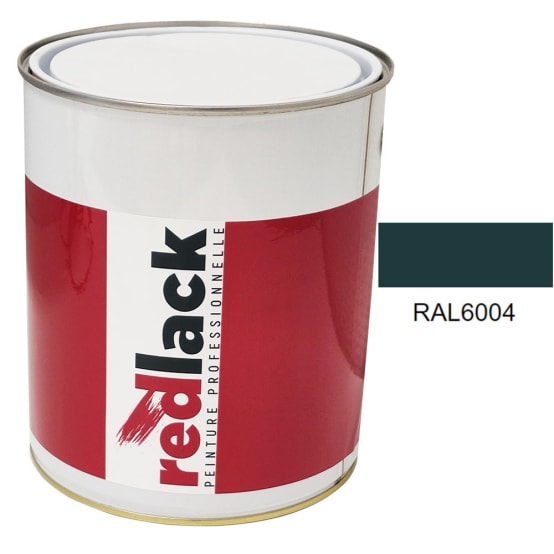 Peinture Vert bleu RAL 6004 Satiné multisupport 3L Redlack - Jardiland