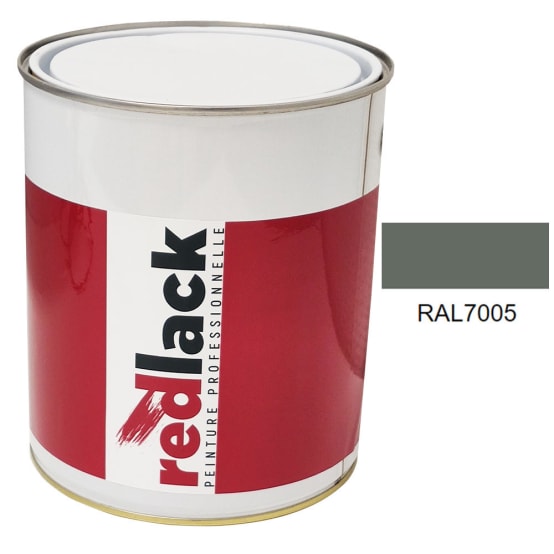 Peinture Gris souris RAL 7005 Mat multisupport 3L Redlack - Jardiland