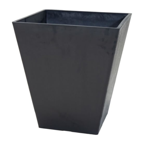 Pot - Mega Collections - Ecostone Square - 41 X 45 Cm - Noir - Jardiland