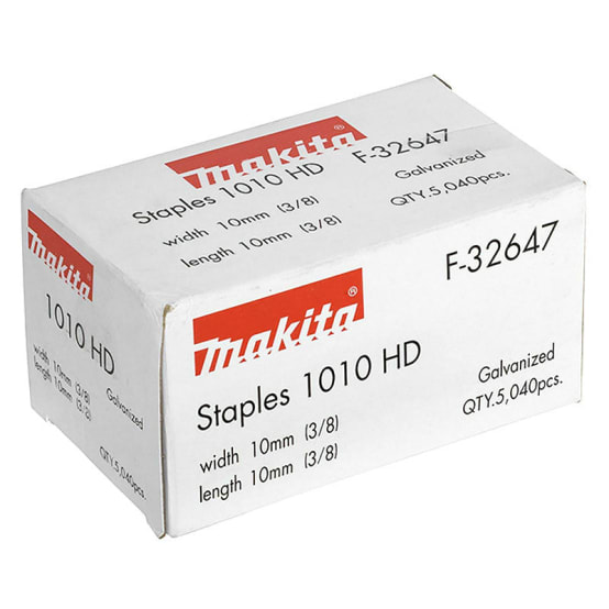 Boîte de 5000 Agrafes MAKITA F-32647 10,6 x 10 mm pour agrafeuse à ...