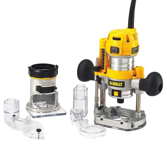 Défonceuse, Affleureuse multifonction 900W 8MM - DEWALT - D26204K ...
