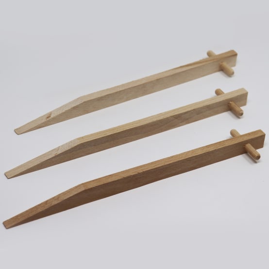 60 ancrages au sol en bois de hêtre I ancrages au sol en bois, piquet ...