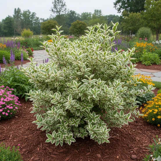 Troène de Californie Argenté, Ligustrum à fleurs Blanche - feuillage ...