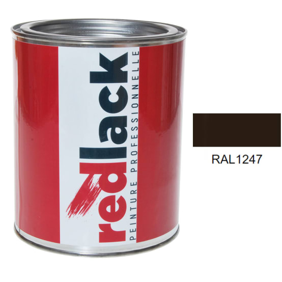 Peinture Bronze 1247 RAL 1247 Satiné multisupport 1L Redlack - Jardiland
