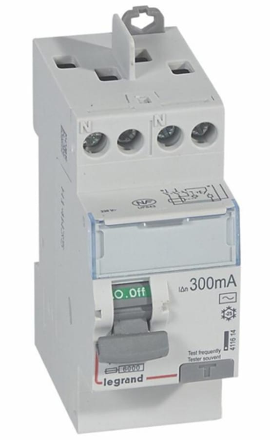 Interrupteur différentiel DX³-ID 2P 230V 40A type AC 300mA - LEGRAND - 411614 - Jardiland