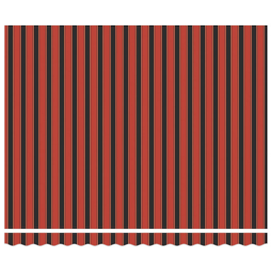 Store Banne Mural à Manivelle Toile Polyester Métal pour Jardin Orange ...