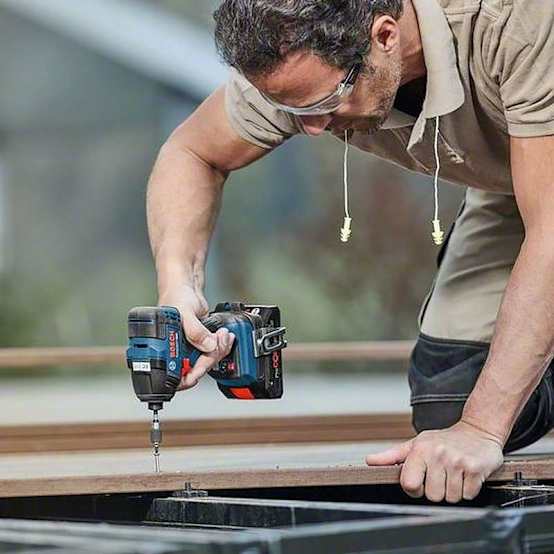 Visseuse à chocs BOSCH GDR 18V-200 C Professional (vendu sans batterie ...