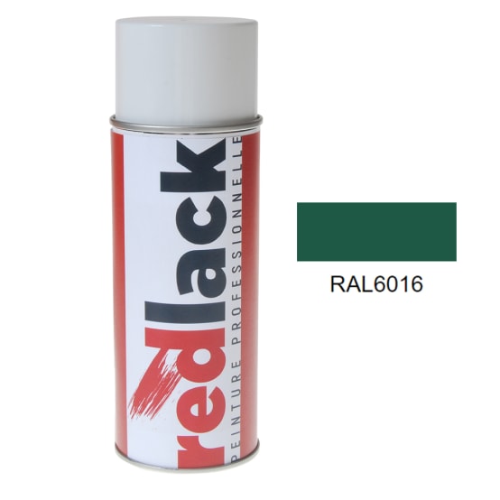 Peinture aérosol Vert turquoise RAL 6016 Satiné multisupport Redlack ...