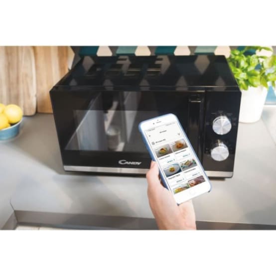 Micro-ondes Candy Moderna CMW20TNMB 700 W 20L Noir - Fonction ...