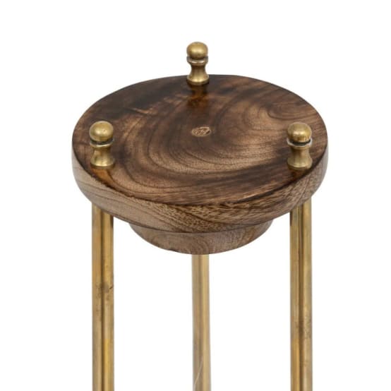 Sablier Déco en Bois "Sarah" 38cm Marron - Jardiland