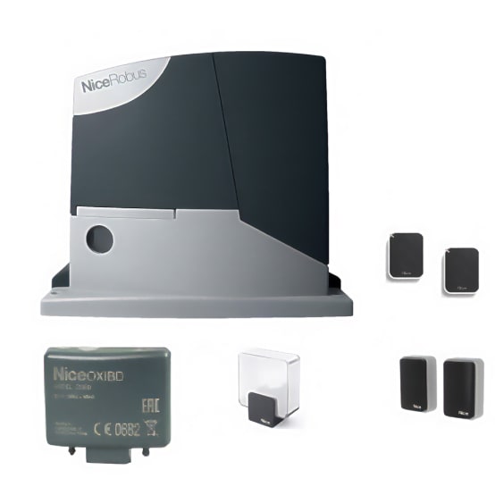 Automatisme pour portail coulissant 400 Kg - NICE - RB400BDKCE - Jardiland