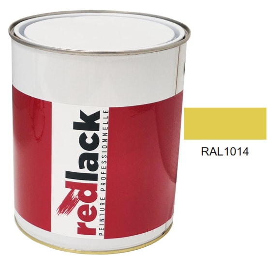 Peinture Ivoire RAL 1014 Brillant multisupport 3L Redlack - Jardiland