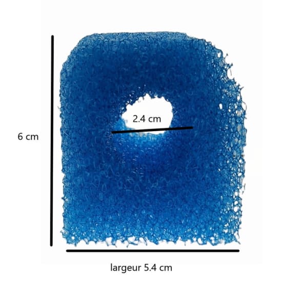 Mousse bleue medium CL 120 A pour pompe classic 120 pour aquarium ...
