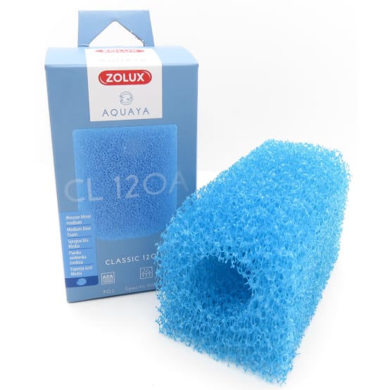 Mousse bleue medium CL 120 A pour pompe classic 120 pour aquarium ...