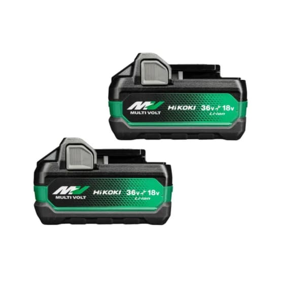 Pack 2 batteries MultiVolt HIKOKI BSL36A18X - 36V - 2.5Ah / 18V - 5Ah Li-ion 380205 Hikoki ...