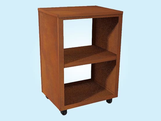 Table d'appoint pour barbecue en acier corten Purline - Jardiland