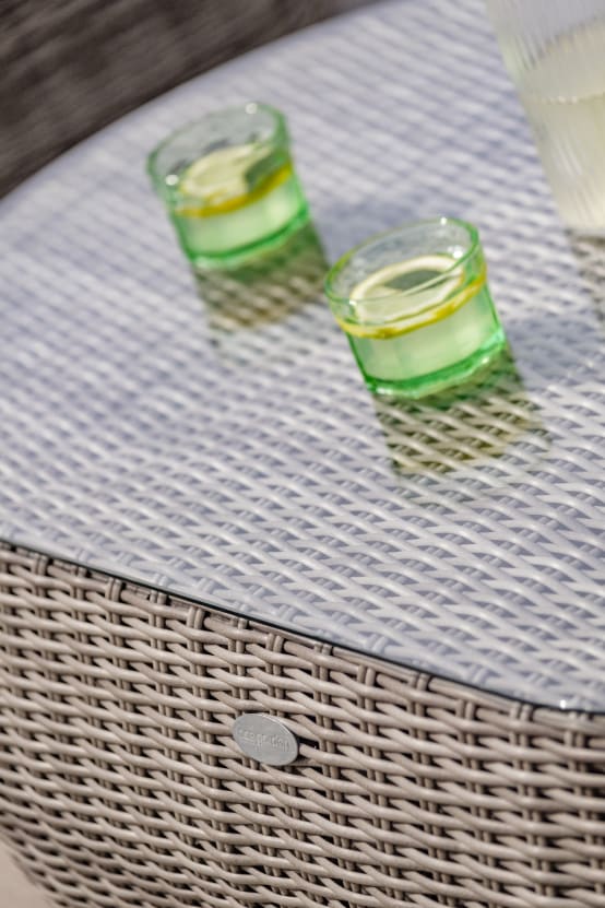 Salon de jardin PVC-ISA-SALON en résine tressée - DCB GARDEN - Jardiland