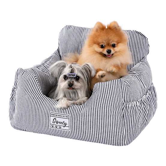 Siège Auto pour Chien Sécurisé 50 × 40 × 35 cm Gris PAWZ Road - Jardiland