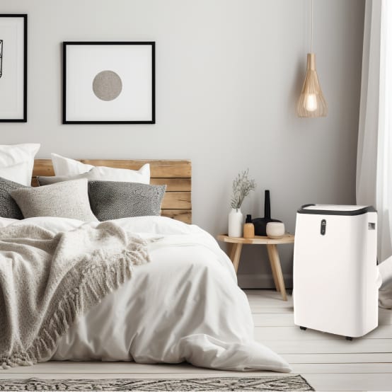 Climatiseur mobile réversible chaud/froid 16000BTU 4.7KW avec fonction ...