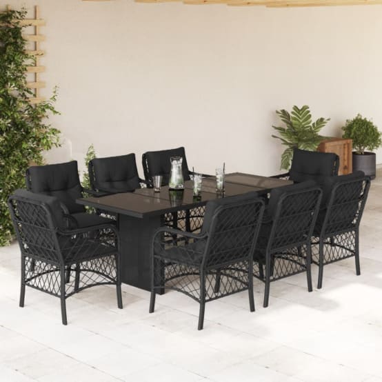 Set de table Fort Bragg Naturel 190 X 80 X 74 cm 8-personnes - P87211N ...