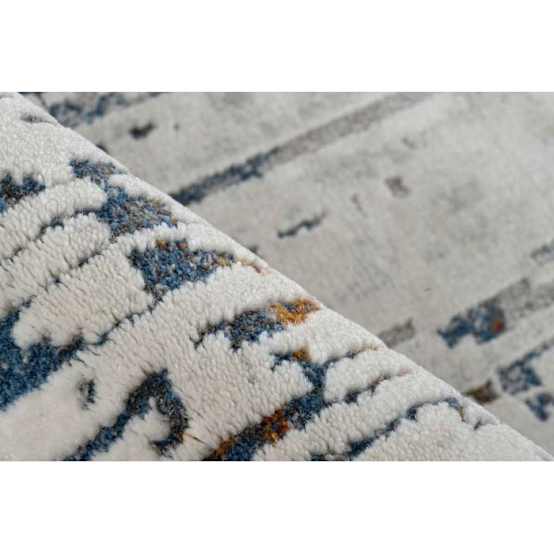 Tapis Déco Tissé Abstrait "Lorin III" Gris 160 x 230 cm - Jardiland