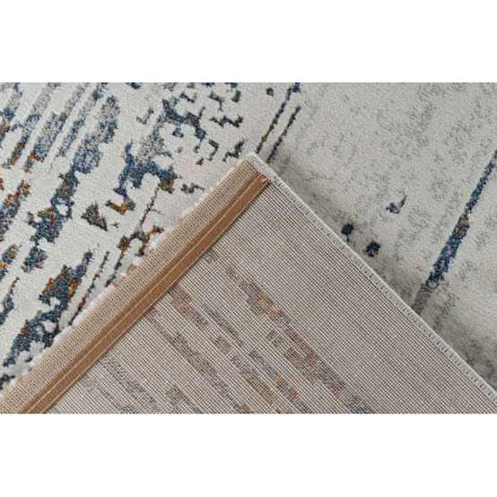 Tapis Déco Tissé Abstrait "Lorin III" Gris 160 x 230 cm - Jardiland