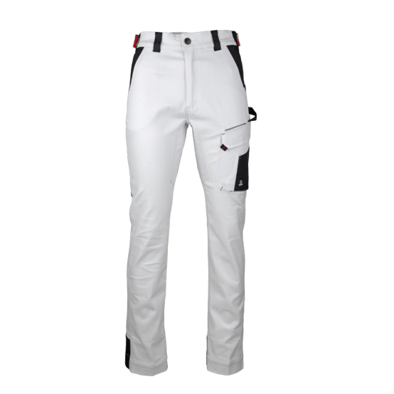 Pantalon multipoche LMA CRISTALLIN Blanc / Gris 50 - Jardiland