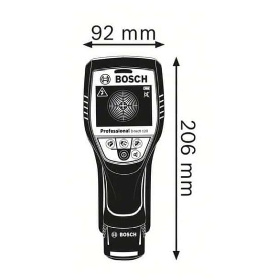 Scanner mural BOSCH D-Tect 120 Solo en L-Boxx Bosch - Jardiland