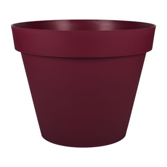 Eda Pot De Fleur Rond Toscane ø 60 Cm - Volume 76 L - ø 59 X H.47 Cm ...