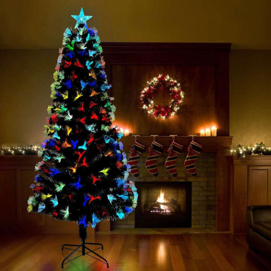 Sapin de Noël artificiel avec 300 LED Vert 240 cm PVC vidaXL 42019346 ...