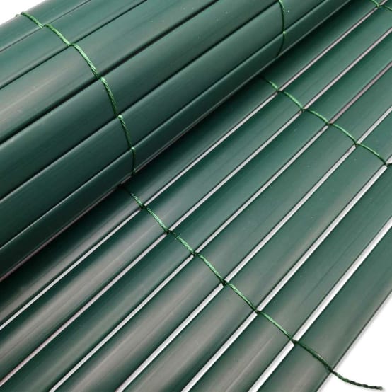 Canisse double face PVC 1x3 m Vert - Jardiland