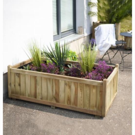 Bac carré VENDÔME 50 - 52L - 46 x 46 x 44 Jardipolys - Jardiland