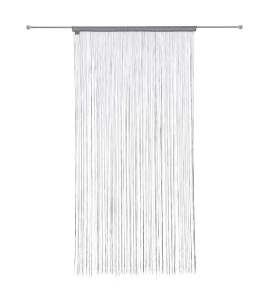 Rideau fil Gris 90 x 200 cm - Jardiland