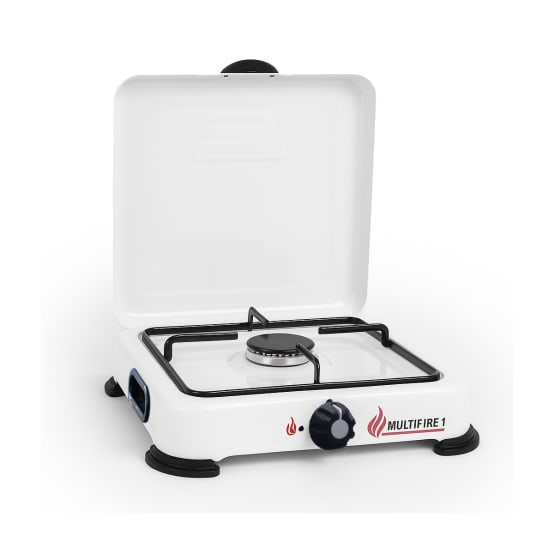 Réchaud à gaz 1 feu 1500W Brûleur fonte amovible Lavable Gaz butane ou ...