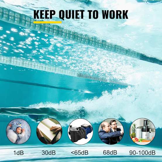 Pompe piscine filtration 15000 L/h 1 HP, panier filtre amovible ...