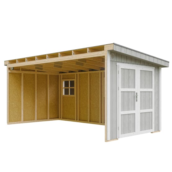 Abri de Jardin Qualité Premium - Sans plancher e paroi latérale M940B ...