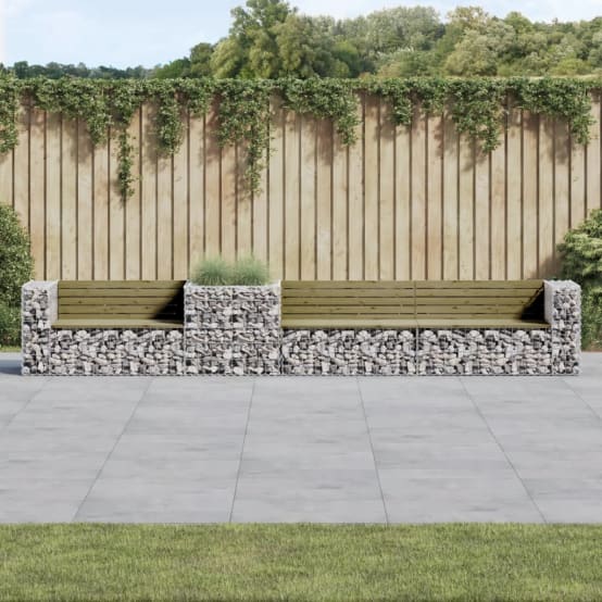 Gabion Willi Ice 70 X 70 X 65 cm - P87210I - Jardiland