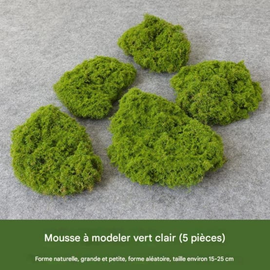 Décorations en mousse artificielle 5 pièces Vert clair MCBOSON - Jardiland