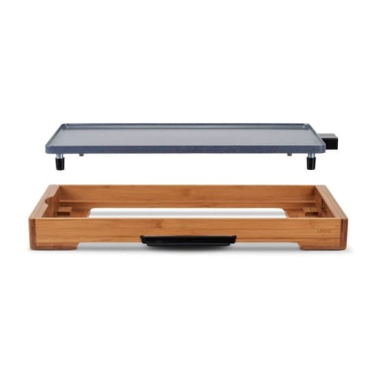 Plancha Bambou Revetement Céramique - Livoo - Doc322 - 2200w - Plaque Amovible En Fonte D ...